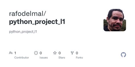 GitHub Rafodelmal Python Project L Python Project L