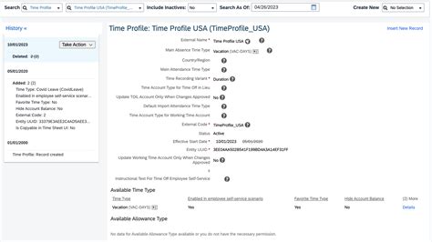 Support Of Effective Dating For The Time Profile I SAP Community