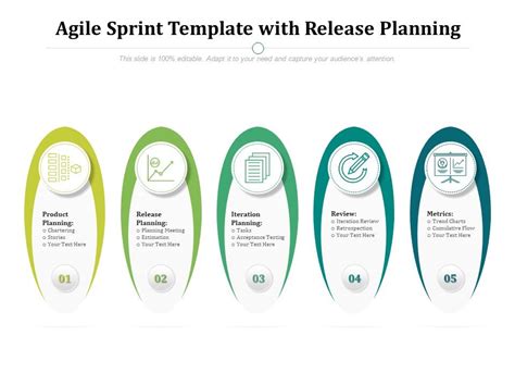 Agile Sprint Template With Release Planning Ppt Powerpoint Presentation Professional Outline Pdf