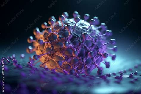 3d Rendering Of Nanomedicine Released From Encapsulated Nanocarrier