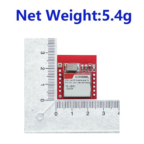 gprs gsm module sim800l pcb development board core board quad band with microsim card ttl serial