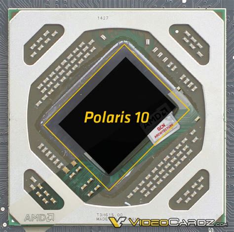 AMD Teases Polaris 11 and Polaris 10 GPUs Reconstructed Shots Reveal 232mm² Size For The
