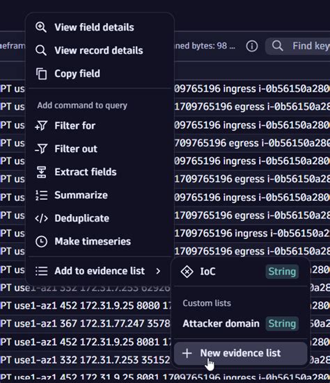 Manage Evidence — Dynatrace Docs