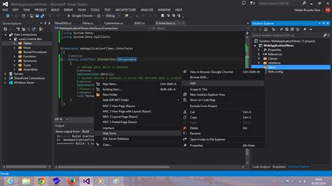 Programação DAO C Como Criar uma aplicação padrão DAO utilizando WebForm