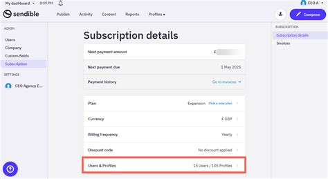 Add Users And Profiles To Your Subscription Sendible Support