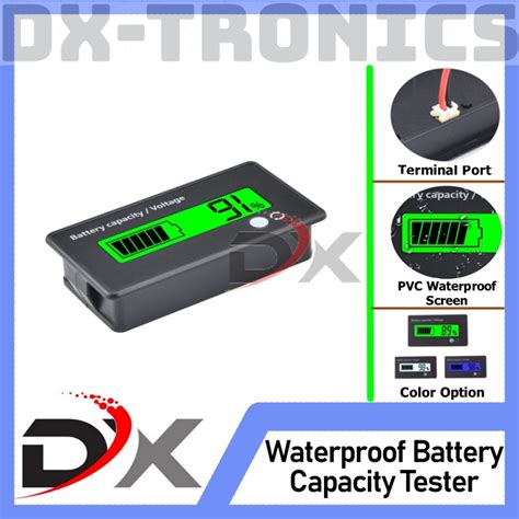 Jual Waterproof Battery Capacity Display Indikator Kapasitas Baterai Shopee Indonesia