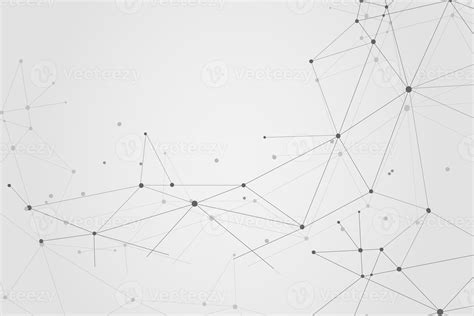 Abstract Connecting Dots Polygonal Background Connection Technology Design 10554927 Stock