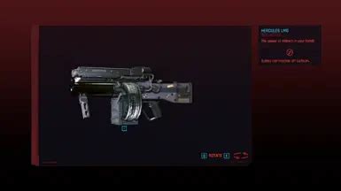 Militech Lmg Pack At Cyberpunk 2077 Nexus Mods And Community