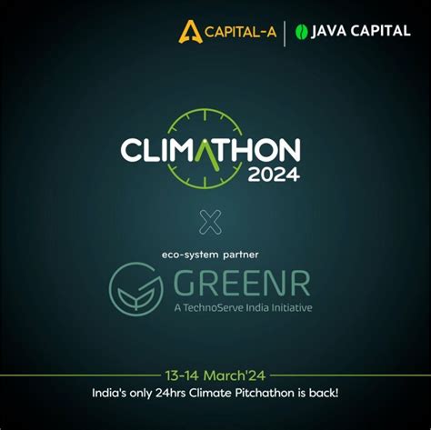 Java Capital On Linkedin Climathon24 Greentech