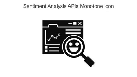 Sentiment Analysis Apis Monotone Icon In Powerpoint Pptx Png And Editable Eps Format Ppt Powerpoint
