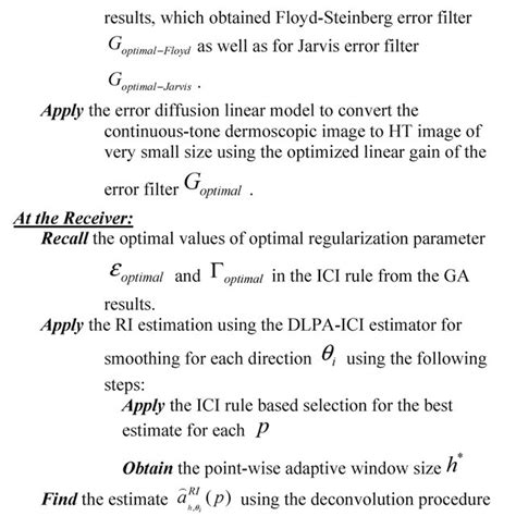 Algorithm 2 Proposed Optimised Iht Teledermoscopy Procedure Download Scientific Diagram