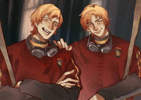 Fred And George Weasley Art Weasley Twins Weasley Twins Fanart Fred