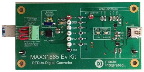 Max31865evkit Rtd Temperature Sensing