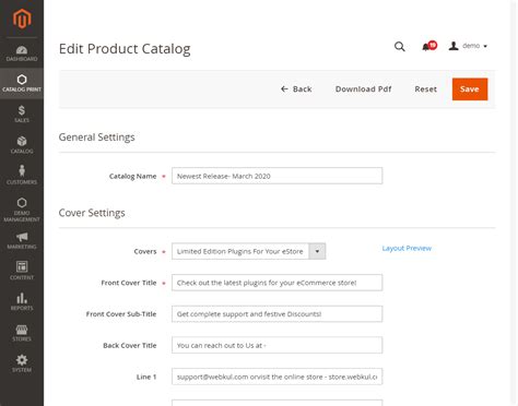 magento 2 print catalog extension print product brochure webkul