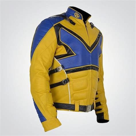 X Men Leather Jacket Mens Halloween Comic Style Handmade Etsy