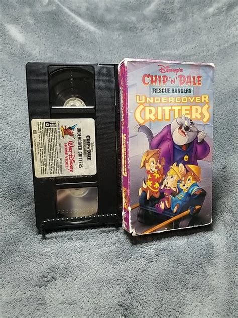 Disneys Chip N Dale Rescue Rangers Undercover Critters Vhs Walt £4
