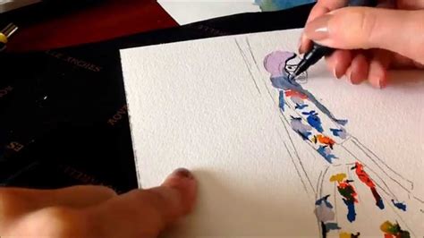 Watercolor Fashion Illustration At Explore