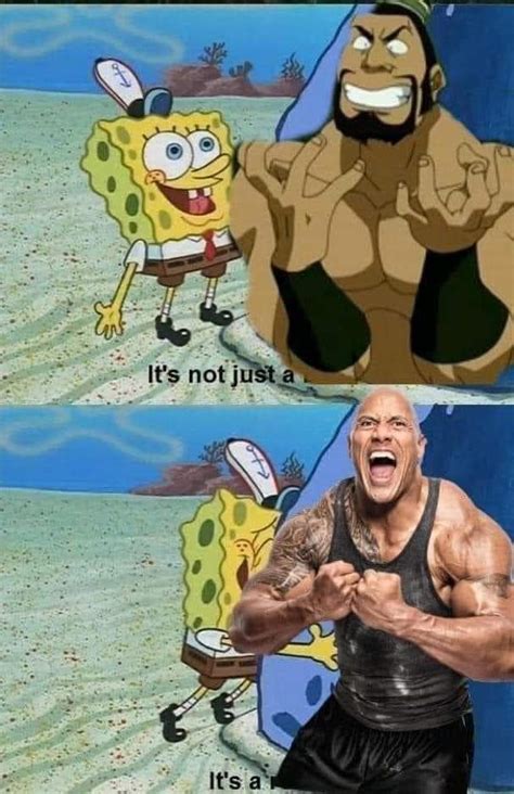 Its Not Just A Boulder Its A Rock R Spongebob