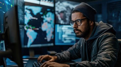 Cybersecurity Analyst Detecting A Breach Emphasizing The Continuous Monitoring Needed To Protect