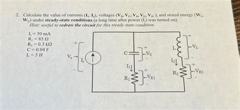 Solved Calculate The Value Of Currents I I Voltages Chegg Com