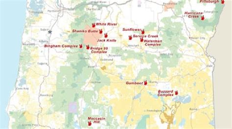 Oregon Wildfires Locations At Frank Jimenez Blog