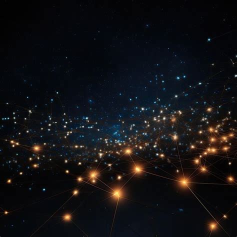 Premium Ai Image Abstract Polygonal Space Background With Connecting