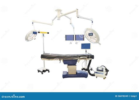 Operation Bed Stock Image Image Of Professional Medical 36878249