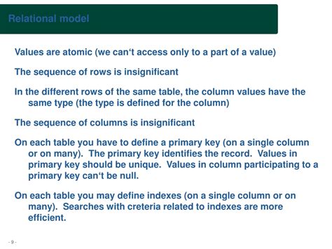 PPT RELATIONAL MODEL AND SQL LANGUAGE PowerPoint Presentation Free Download ID