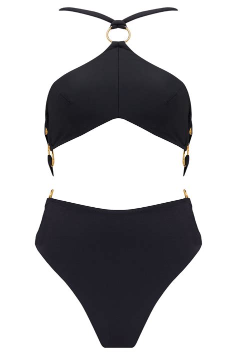 Zoe Swimsuit Luxury Black Swimwear Designer Lingerie Ts By