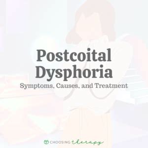 What Is Postcoital Dysphoria