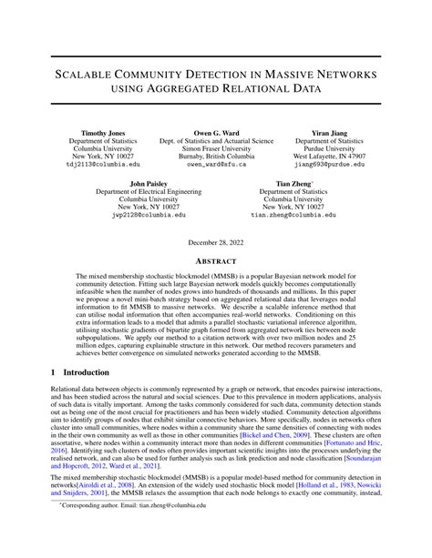 Pdf Scalable Community Detection In Massive Networks Using Aggregated