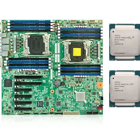 ชุด Xeon X99 Dual 2673 X99 เมนบอร์ด E5 2673 V4 Lga2011 C612 ชิปเซ็ต