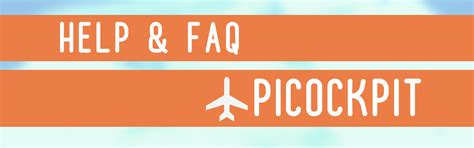 Help FAQ PiCockpit
