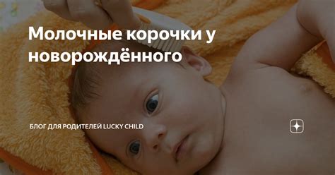 Молочные корочки у новорождённого | Блог для родителей Lucky Child | Дзен