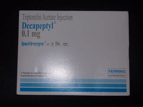 Triptorelin Acetate Injection 0 1mg At ₹ 275 Unit In Mumbai Id 8662289762