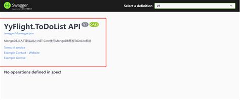 MongoDB从入门到实战之 NET Core使用MongoDB开发ToDoList系统 Swagger框架集成 c mongodb 实战 CSDN博客