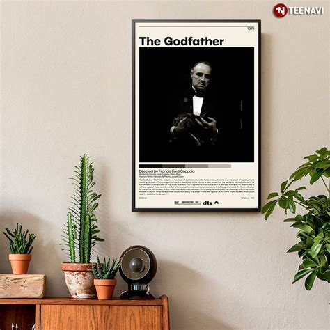 Godfather Minimalist Poster The Godfather Minimal Movie Poster