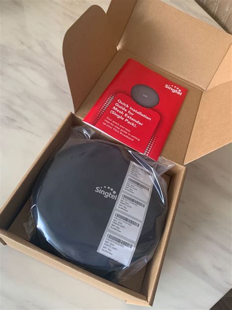 Singtel Mesh Extender BNIB Single Unit Computers Tech Parts Accessories Networking On