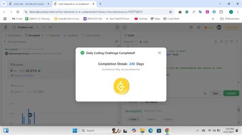 Leetcode Coding Consistency Problemsolving Learning Muhammad Farooq
