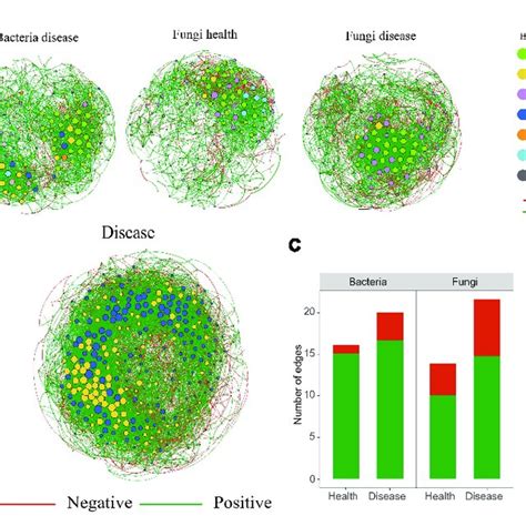 Co Occurrence Networks Intra Kingdom Co Occurrence Networks A The