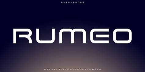 타이포그래피 기술 전자 영화 디지털 음악 미래 로고 크리에이 티브 글꼴 테크니컬 씬 폰트 디지털 알파벳 0명에 대한 스톡 벡터