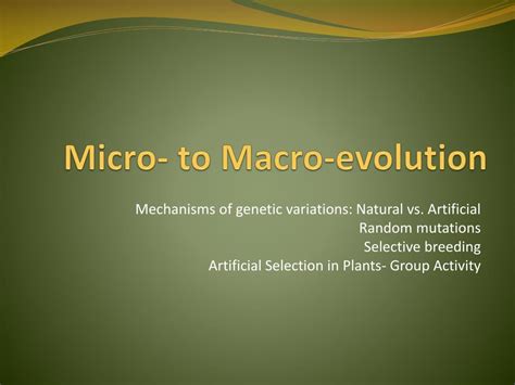 Ppt Micro To Macro Evolution Powerpoint Presentation Free Download Id 2248281