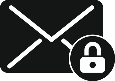 Password Folder Icon Simple Computer Data Vector Image