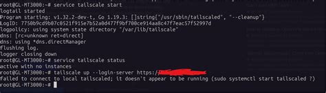 Start Tailscale From CLI Routers GL INet
