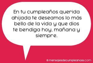 Frases y Mensajes de Cumpleaños para una Ahijada 2020