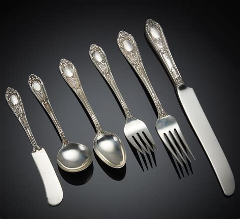 International Sterling Flatware Fontaine Pattern Witherells Auction