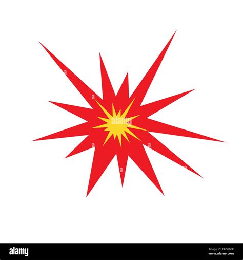 Illustration Of Explosion Icon Vector Symbol Stock Vector Image Art Alamy