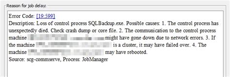 Suddenly Unable To Back Up Mssql With This Error 19599 Community