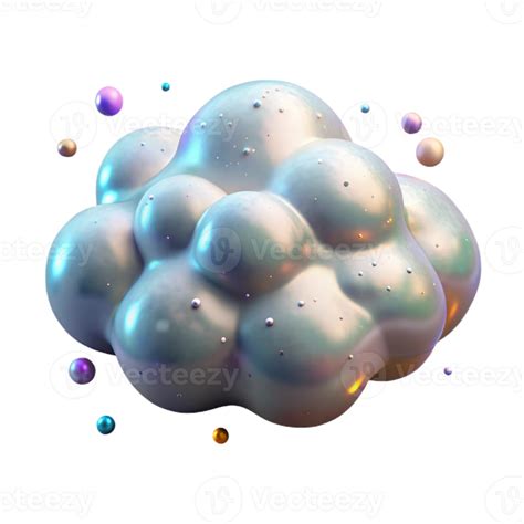 Beautiful Modern Impressionist Cloud Texture Cutout For Sky