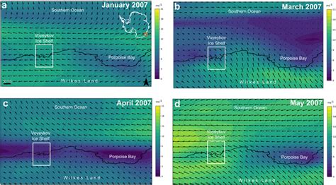 Mean Monthly Era5 Derived Wind Speed And Direction In The Region Of Download Scientific Diagram
